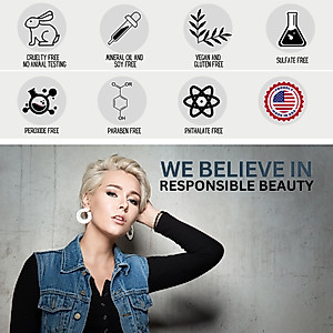 Watercolors Semi Permanent Color Depositing Shampoo. Sulfate & Paraben Free to Maintain & Enhance Hair Color VIOLET WASHE LITER