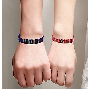 WAINIS 20PCS Wrap Friendship Bracelets Men Women Hemp Cords Ethnic Tribal Bracelets Wristbands