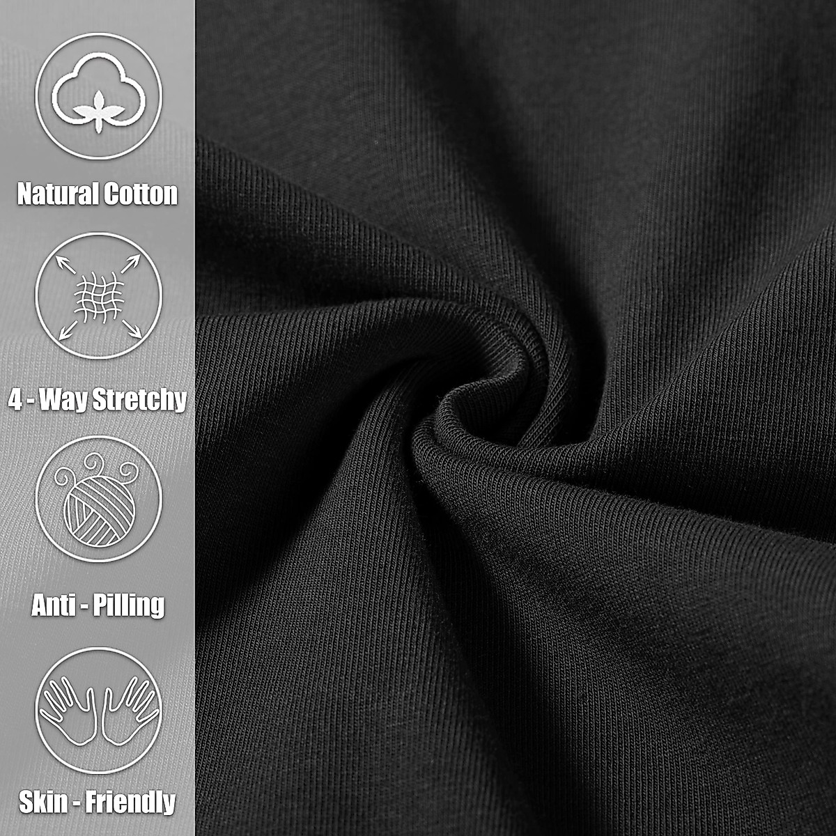 Pudolla Men's Cotton Yoga Sweatpants Athletic Lounge Pants Open Bottom Casual Jersey Pants for Men with Pockets (Black Small)