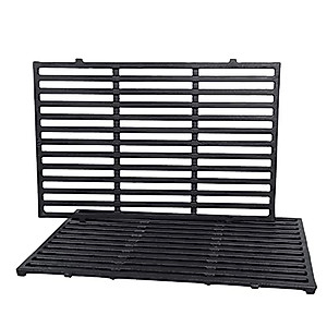 GasSaf 15.3 inch Flavorizer Bars and 17.5 inch Grill Grates Replacement for Weber 7636 7638, Spirit 300 Series E310 E320 E330 S310 S320 S330 Gas Grills with Front Control Knob (2013-2017)