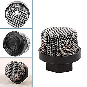 Tomantery Inlet Filter Strainer, Light Weight Sturdy Filter Trap Metal and PlastiMetal and Plastic for Ultra Airless Sprayer for Garden Hose