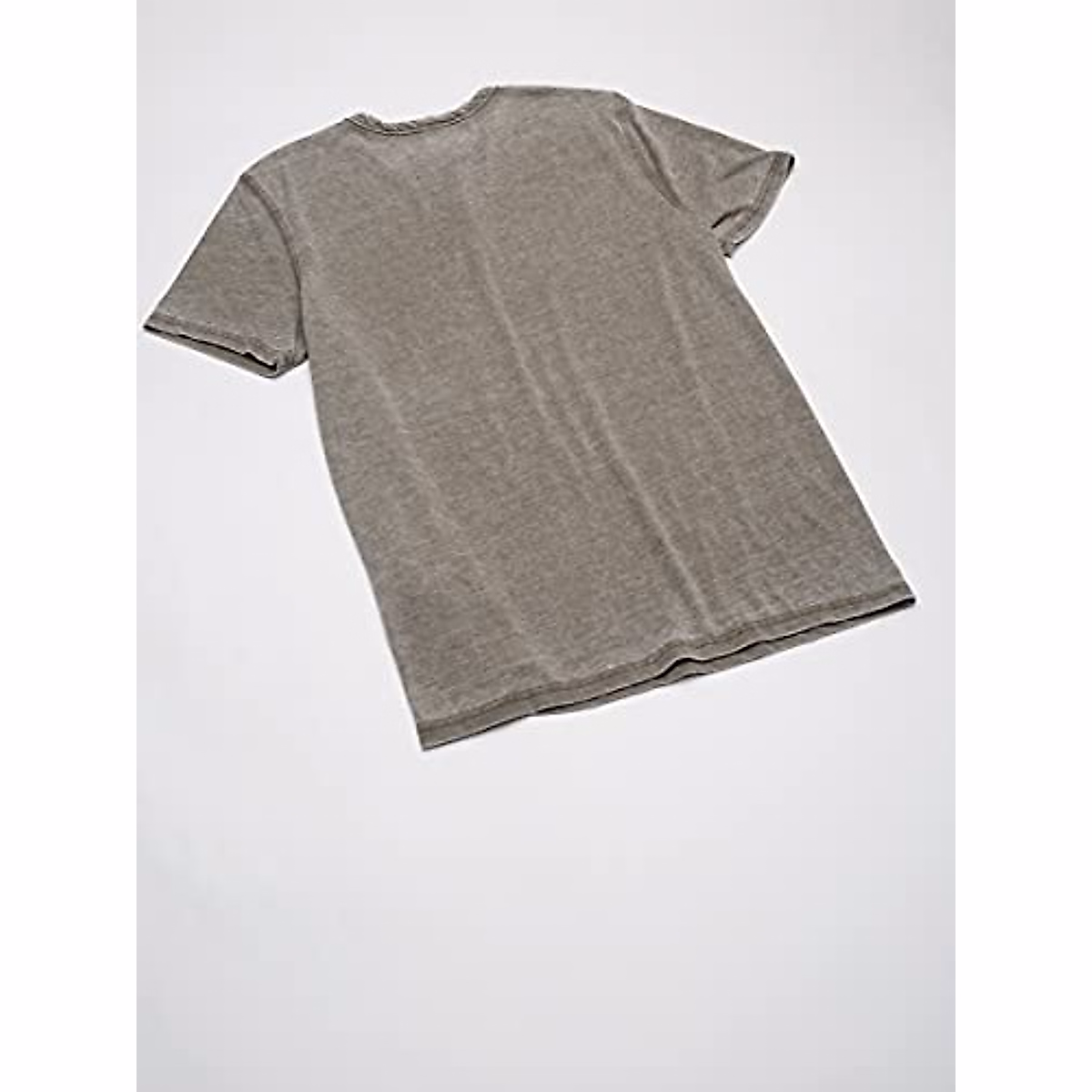 Lucky Brand Men's Venice Burnout Notch Neck Tee Shirt, Dark Olive, Medium
