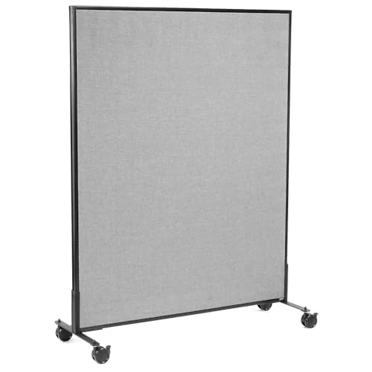 Global Industrial 48-1/4"W x 63" H Mobile Office Partition Panel, Gray