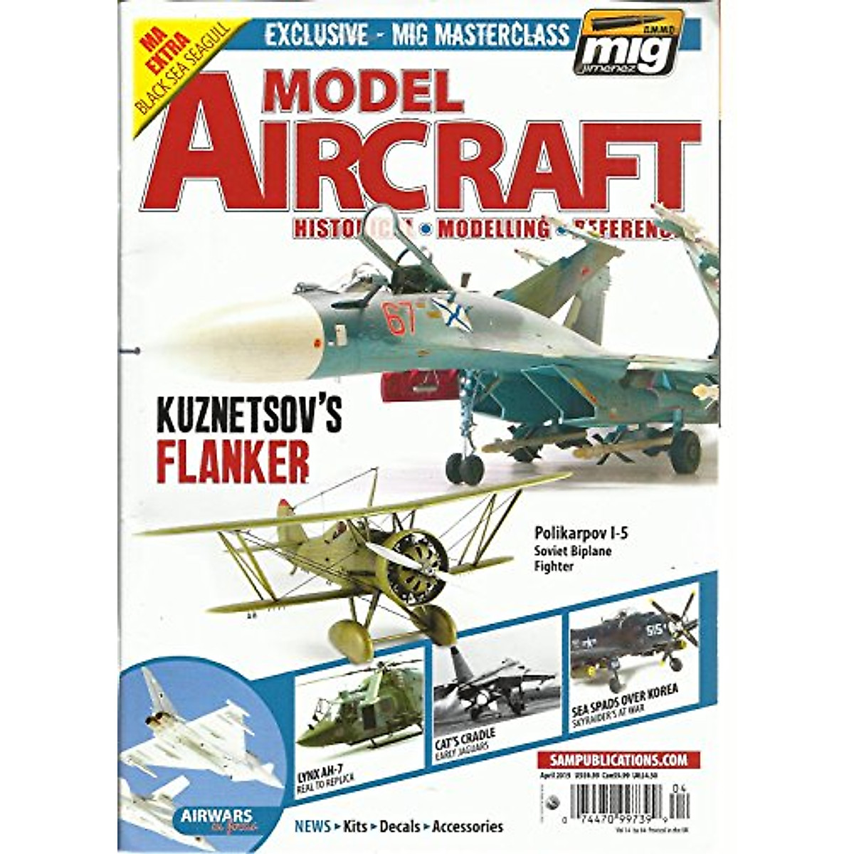 MODEL AIRCRAFT, APRIL, 2015 VOL.14 ISSUE, 04 (KUZNETSOV"S FLANKER)