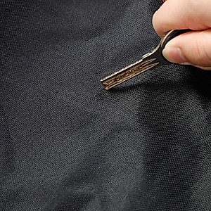 J&C Wood Chipper Cover 420D Wood Shredder Mulcher Cover 43x33in Waterproof Electric Leaf Mulcher Cover Shredder Protection for Electric Leaf Mulcher Shredder (Black)