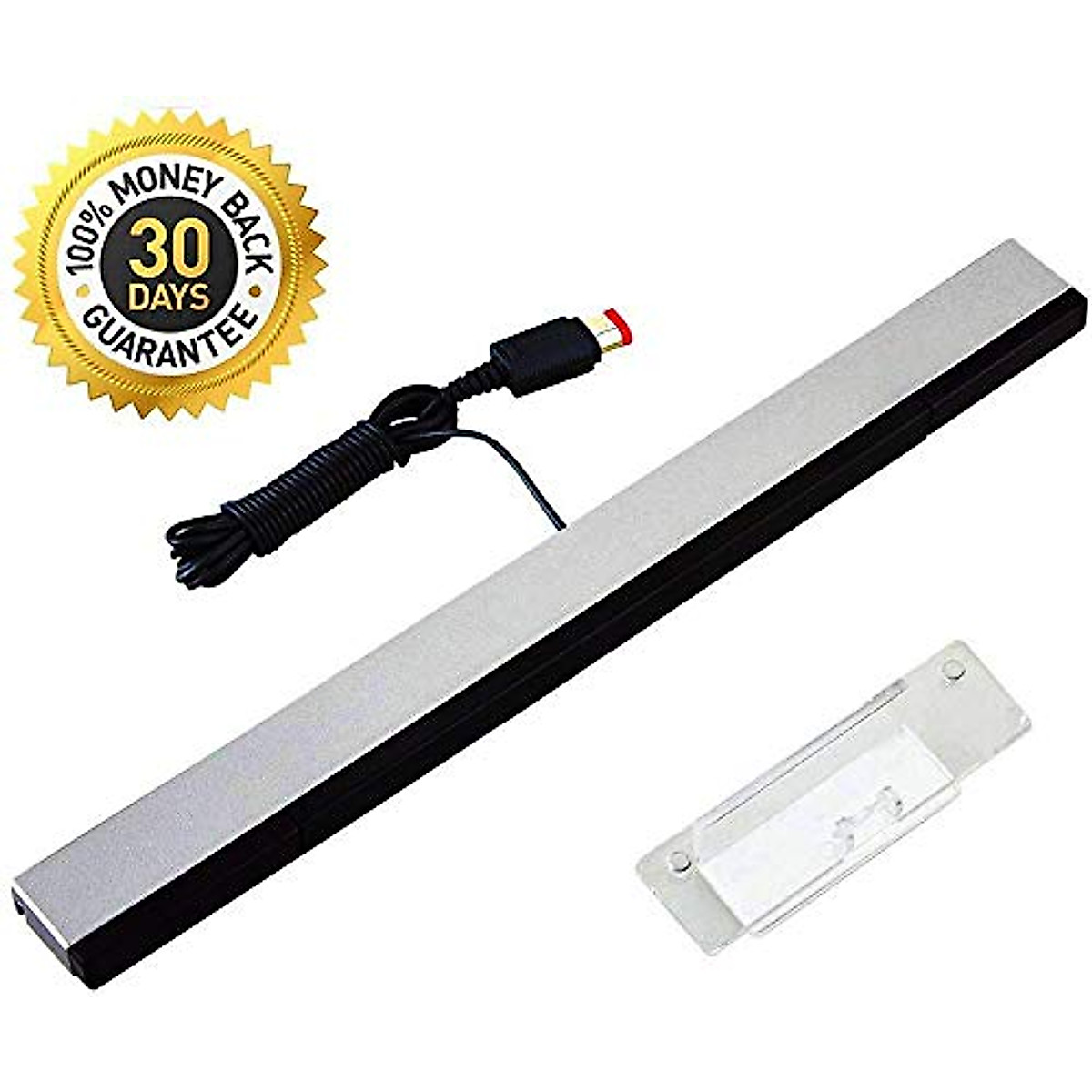 SSIOIZZ 3 in 1 Wii AC Power Adapter + Composite Audio Video Cable and Wired Motion Sensor Bar Compatible with Nintendo Wii