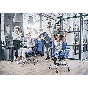 Office Chair Wheels for IKEA Chairs,10mm stem Caster, 3 Inch Heavy Duty Replacement Rubber Chair Casters, Quiet & Smooth Rolling for IKEA Casters, Protection for Hardwood Floors or Carpet