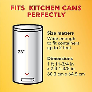 Glad ForceFlex MaxStrength Tall Kitchen Drawstring Trash Bags, 13 Gallon, Beachside Breeze with Febreze Freshness, 34 Count