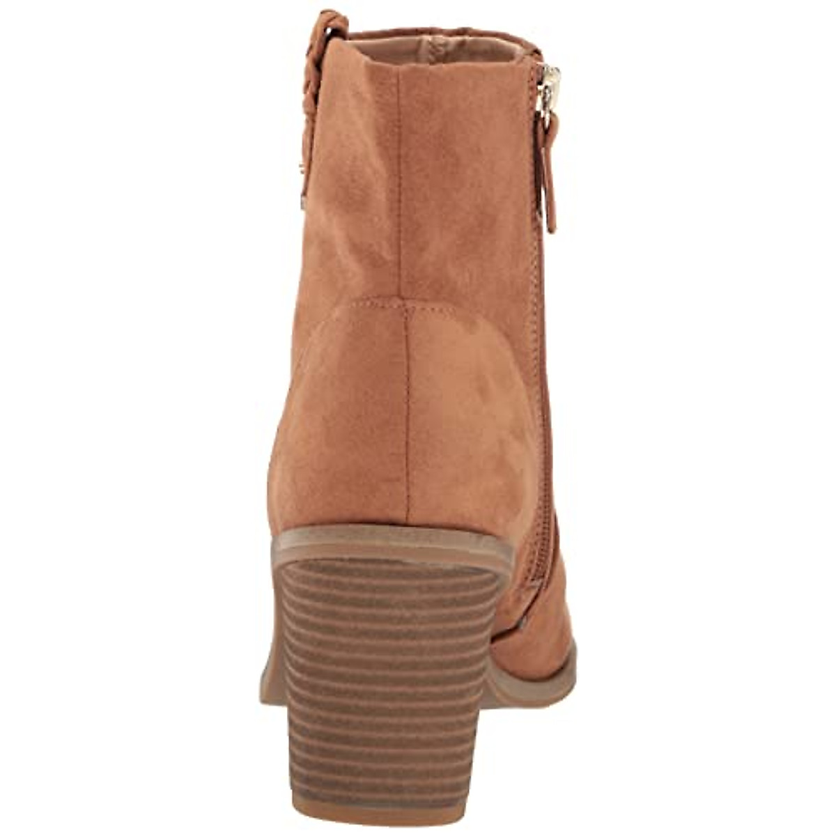 Dr. Scholl's Shoes Women's Mirage Mid Shaft Boots Calf, Chipmunk Brown Fabric, 8