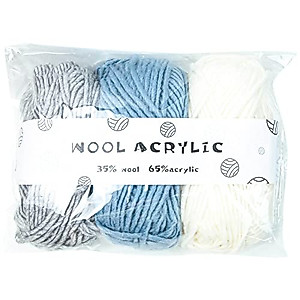 Yarn Thick Yarn Knitting Yarn Hand Knitting Wools Crochet Yarn Weave Thread DIY Sweater Yarn Hand Knitting Yarn Wools Crochet Yarn for Crocheting Yarn Milk Yarn