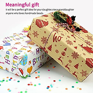 12000 Pcs Clay Beads for Bracelet Making, Paodey 48 Colors 3 Boxes Polymer Clay Beads Spacer Beads Kit, Jewelry Making Kit with Preppy Heishi Beads and Elastic Strings, Crafts Gift for Girls Ages 6-12