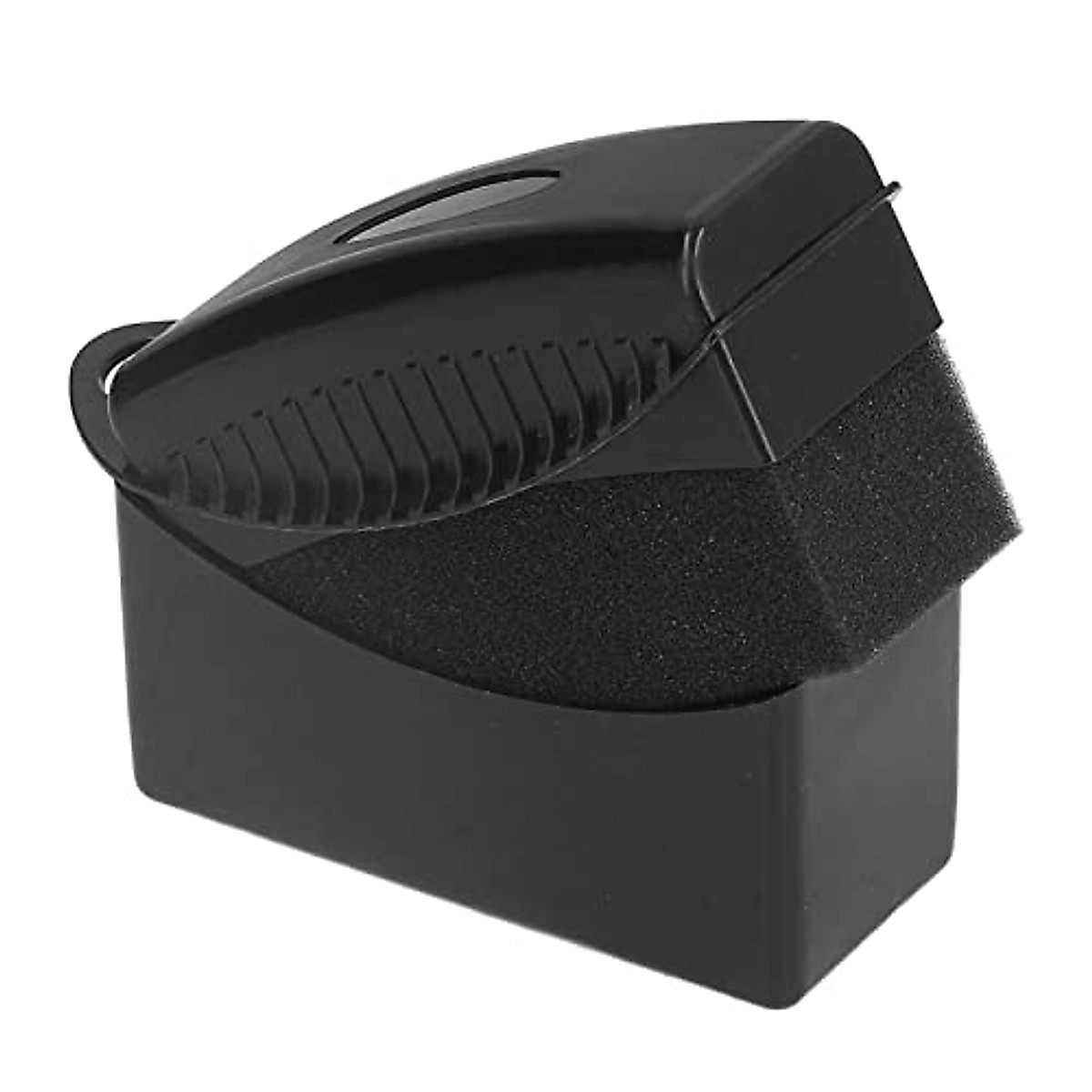 Tire Contour Dressing Applicator, PP Car Wheel Polishing Waxing Sponge Brush Strong Toughness Avoid Slipping for for Washing(Black)