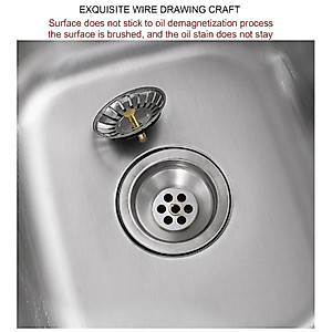 Stainless Steel Kitchen Sink, Free-Standing Sink, Commercial Restaurant Sink Set, Garage Sink for Laundry, Backyard, Industrial, Garden Grills (Size : 37x31x60cm/14.5x12.2x23.6in)