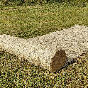 American Excelsior Curlex Erosion Control Blanket Landscape Roll with Biodegradable Staples 2-1/2'x50'