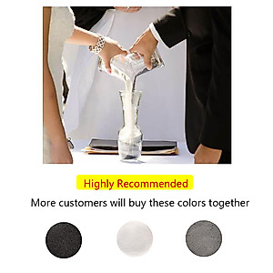 HappyFiller Wedding Ceremony Sand Fine Unity Sand for Crafts,Vase Filler,Home Decor Accents Decoration,Refill Replacement,Zen Garden Incense Holder,Drawing Material,28 OZ Light Burgundy