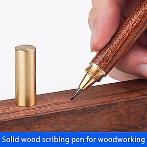 Marking Knife Woodworking Marking Knife Thin Blade Dual Double Bevel Striking Knife Hardened V Steel Heat Treated Striking Marking Knife (1)