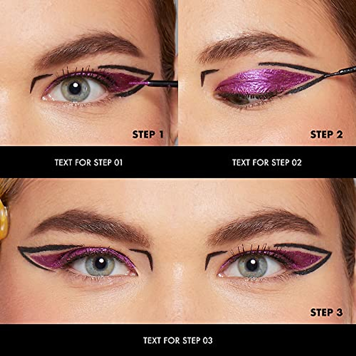 NYX PROFESSIONAL MAKEUP Epic Wear Metallic Liquid Liner, Long-Lasting Waterproof Eyeliner - Black Metal