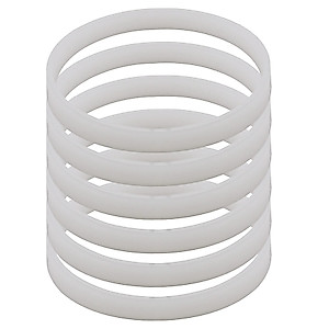 (6 PCS) Ninja Blender Rubber Gaskets Fit for Model BL480 BL680 BL910 CT680 BL455, BL455-30, BL580, 1000W White Replace for Nutri Blender