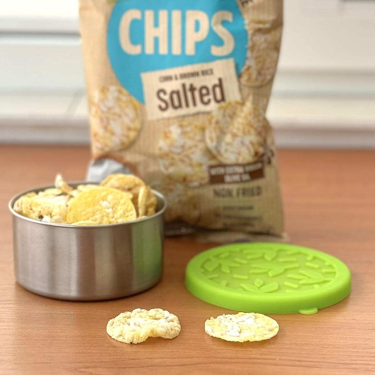 TAVVA 2 X 12 oz Stainless Steel Snack Containers with Lids - Stainless Steel Food Containers 12 oz