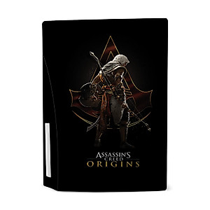 Head Case Designs Officially Licensed Assassin's Creed Bayek Crest Origins Character Art Vinyl Faceplate Sticker Gaming Skin Decal Cover Compatible With Sony PlayStation 5 PS5 Disc Edition Console