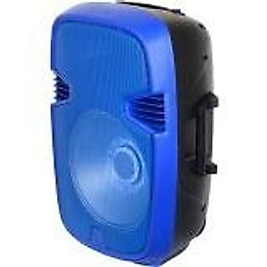 IQ Sound IQ-3415DJBT Rechargeable PA Speaker w/Bluetooth/FM/USB/SD Blue