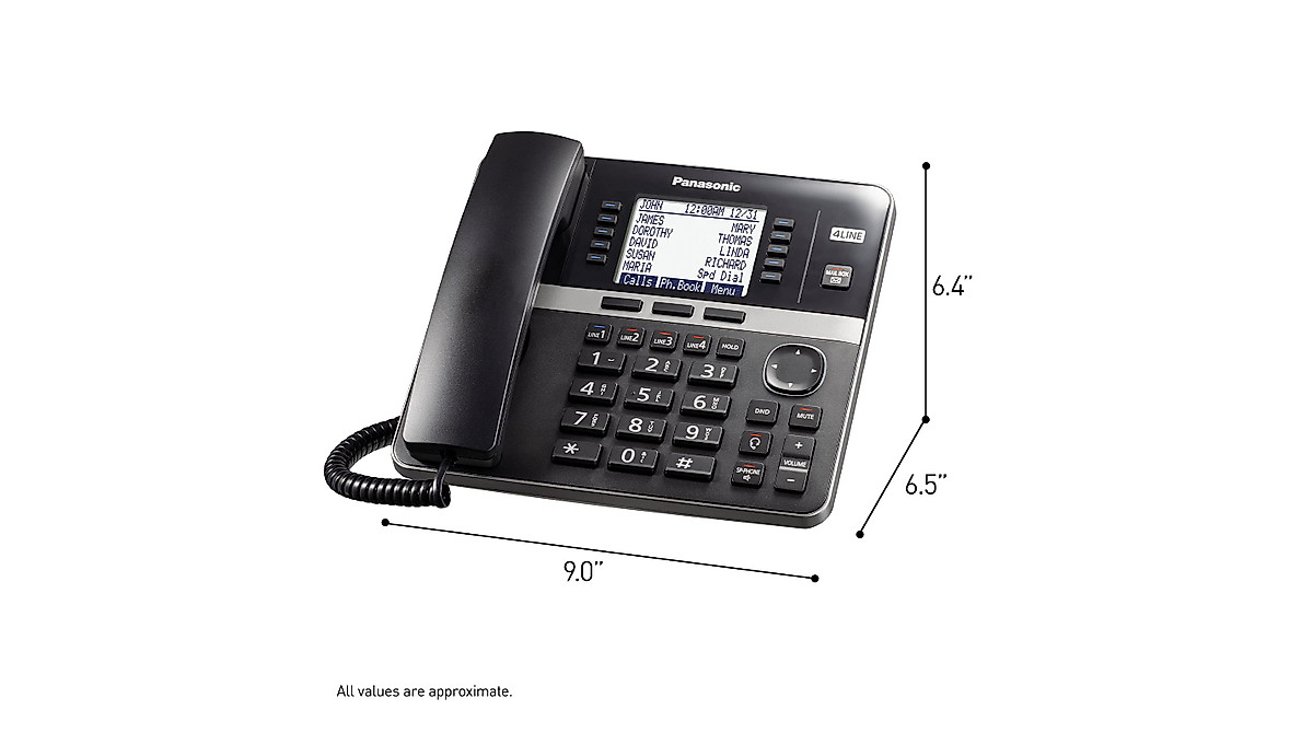 Panasonic Expandable Office Phone System - 4 Lines, Wireless Support