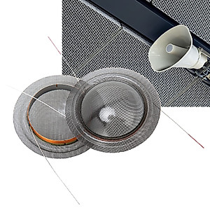 25mm Tweeter Voice Coil Replacement Parts, 2Pcs 1" Tweeter Diaphragm, 25-core Tweeter Coil and 5.4 Ohm Resistor for Speaker DIY