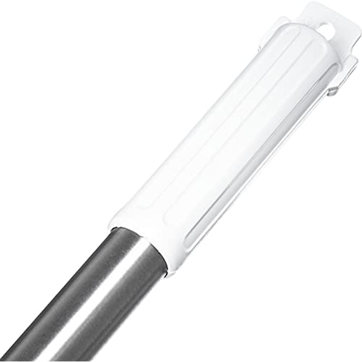 SPARTA 4035600 Plastic Paddle Scraper, Hanging Tab, Long Handle With Stainless Steel Handle For Commercial Cleaning, 48 Inches, White