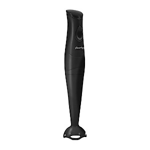 Elite Gourmet EHB2425B Electric Immersion, Mixer, Chopper, 1-Touch Control Hand Blender, 150 Watts, Black