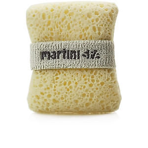 MartiniSPA Exfoliating Body & Shower Sponge with Soap Pocket. All Natural Italian Deep Cleansing Sponge with Soap Saver Pouch & Hand Strap for Men & Women - Use in Shower or Bath - 2 Units/Beige Color
