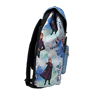 Limited KBNL Frozen 2 Allover Pattern Preppy Vintage Style 16" School Backpack
