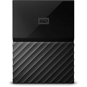 WD 2TB Black My Passport Portable External Hard Drive - USB 3.0 - WDBS4B0020BBK-WESN (Renewed)