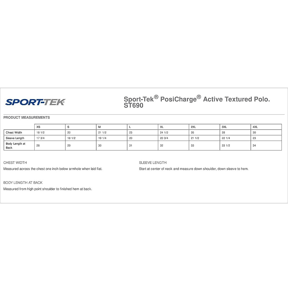 SPORT-TEK Mens PosiCharge Active Textured Polo, Medium, True Royal