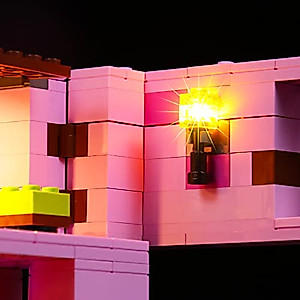 LMTIC Lighting Kit for Lego The Pig House 21170 Toy Light Set Compatible with Lego 21170(NOT Included The Lego Sets)