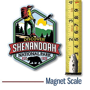 Shenandoah National Park Magnet by Classic Magnets, 2.9" x 3.6", Collectible Souvenirs Made in The USA