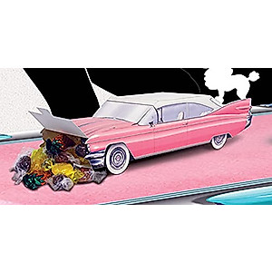 Beistle 50's Cruisin-Feet Car Centerpiece, 13 3/4-Inch, Multicolor