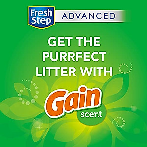 Fresh Step Clumping Cat Litter, With Gain, Advanced, Extra Large, 37 Pounds total (2 Pack of 18.5lb Boxes)
