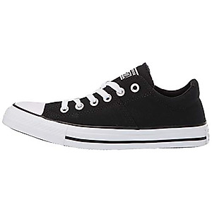 Converse Women's Chuck Taylor All Star Madison Low Top Sneaker, Black/White/Black, 8.5 M US