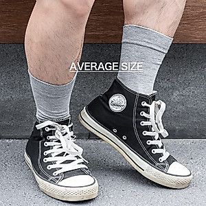 COTTGREEN Mens Socks Anti Foot Odor|Athletes Long Socks for Men|Cotton Dress Socks Anti-Sweat|Sports Crew Socks|6-Pack(3 Colors)