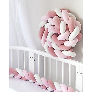 Velvet Chunky Yarn Bulky Giant Arm Knitting Yarn, Super Soft Tubular Weight Jumbo Yarn,DIY Crochet Hand Knitting Thick Yarn for Blanket,Pet Bed, Rugs Pillow,Handbag(2.2lb-Pink)