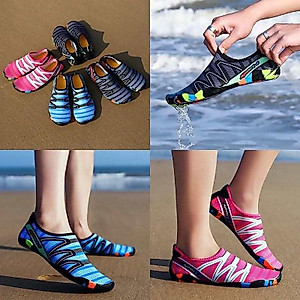 Unisex Soft Beach Shoes Anti Cushion Diving Barefoot Outdoor Aqua ShoesPopular (Black, us_Footwear_Size_System, Adult, Men, Numeric, Medium, Numeric_11)