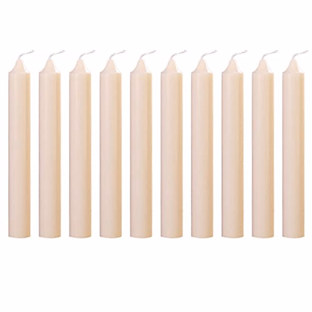 (20PCS White, 6INCH) Small Candle Taper Candles Bulk Packfor Home Decor, Wedding, Parties and Special Occasions,Small Candle