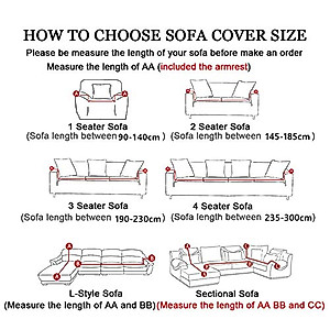 Sofa-Skins Sofa Protector Sofa Covers for Living Room Elastic Stretch slipcover sectional Corner Sofa Covers A5 2 Seater