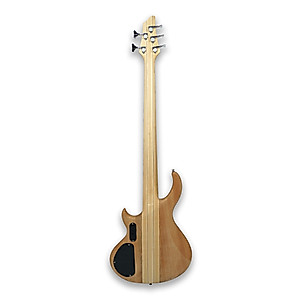 Fretless 5 String Electric Bass Guitar Millettia Laurentii+Okoume body