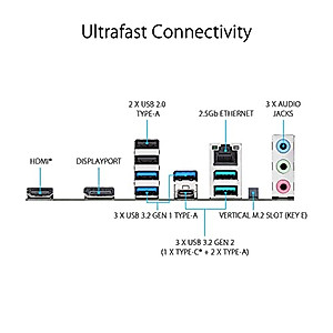 ASUS Prime H770-PLUS D4 Intel® H770(13th and 12th Gen) LGA 1700 ATX Motherboard with PCIe 5.0, 3xPCIe 4.0 M.2 Slots,DDR4,2.5Gb LAN,DisplayPort, HDMI,USB 3.2 Gen 2 Type-C,Thunderbolt™ (USB4®) Support