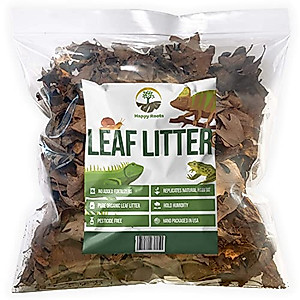 Organic Oak Leaf Litter Hand Collected and Packaged. 4 Quarts.
