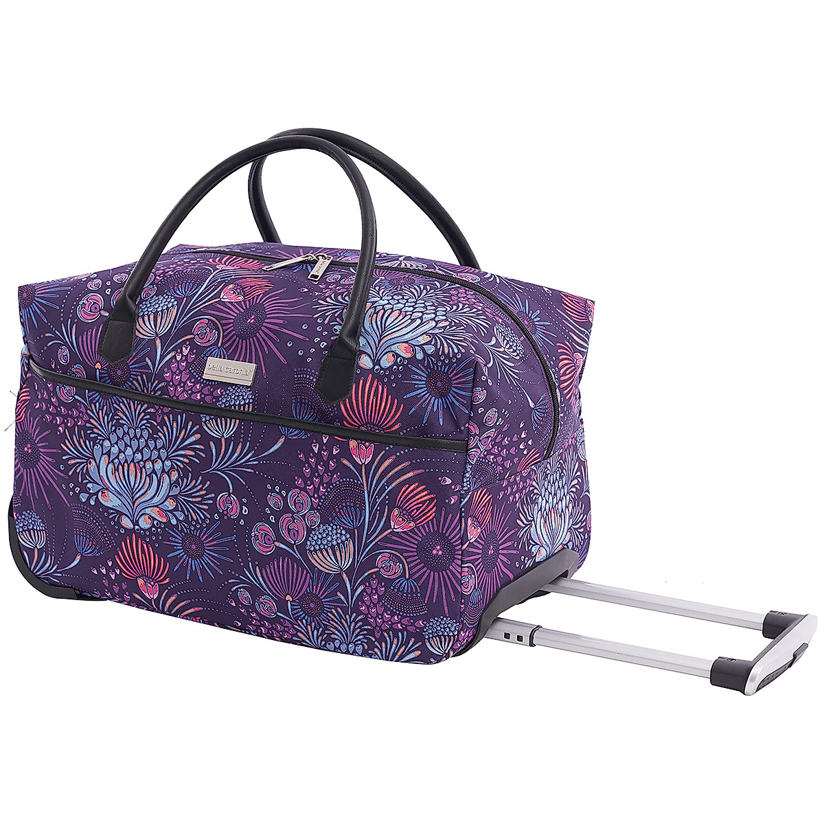 Travelers Club Bella Caronia Deluxe 20", 3 Luggage & Travel Accessories, Jardin, 7 Piece Set