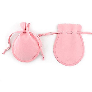 GBSTORE 10 Pcs Velvet Drawstring Bags Jewelry Gift Calabash Pouches for Storage Necklace Bracelet Earrings Headphones Watch Candy and Other Small Items