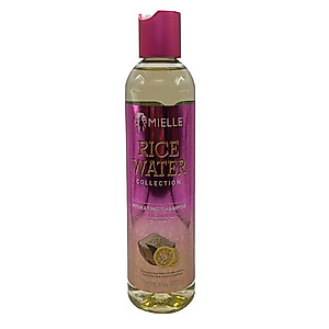 Mielle - Rice Water & Aloe Vera Blend - Length Retention For Dry & Damaged Hair Sulfate-Free Shampoo, Moisturizing Milk, Pink