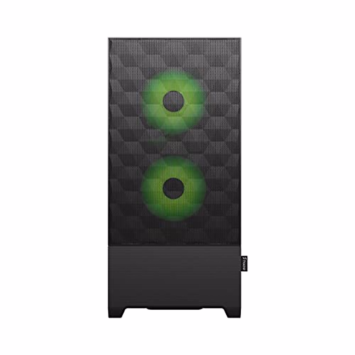 Fractal Design Pop Air RGB Green Core - Tempered Glass Clear Tint - Honeycomb Mesh Front – TG Side Panel - Three 120 mm Aspect 12 RGB Fans Included – ATX High Airflow Mid Tower PC Gaming Case
